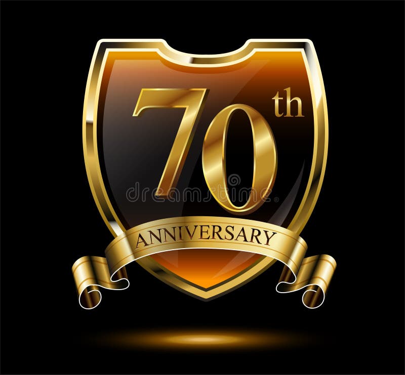 Anniversary 70 Gold 3d Numbers Stock Illustrations – 48 Anniversary 70 ...
