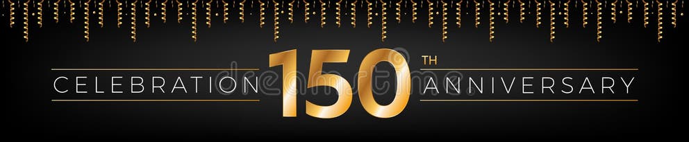 150th Anniversary Banner Stock Illustrations – 320 150th Anniversary ...