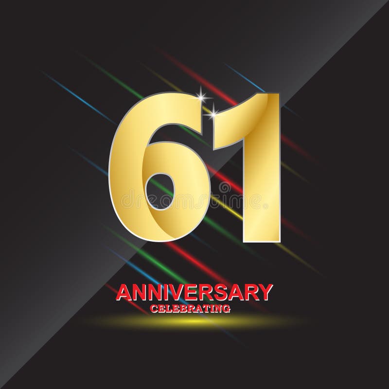 61 Birthday Logo Stock Illustrations – 269 61 Birthday Logo Stock ...