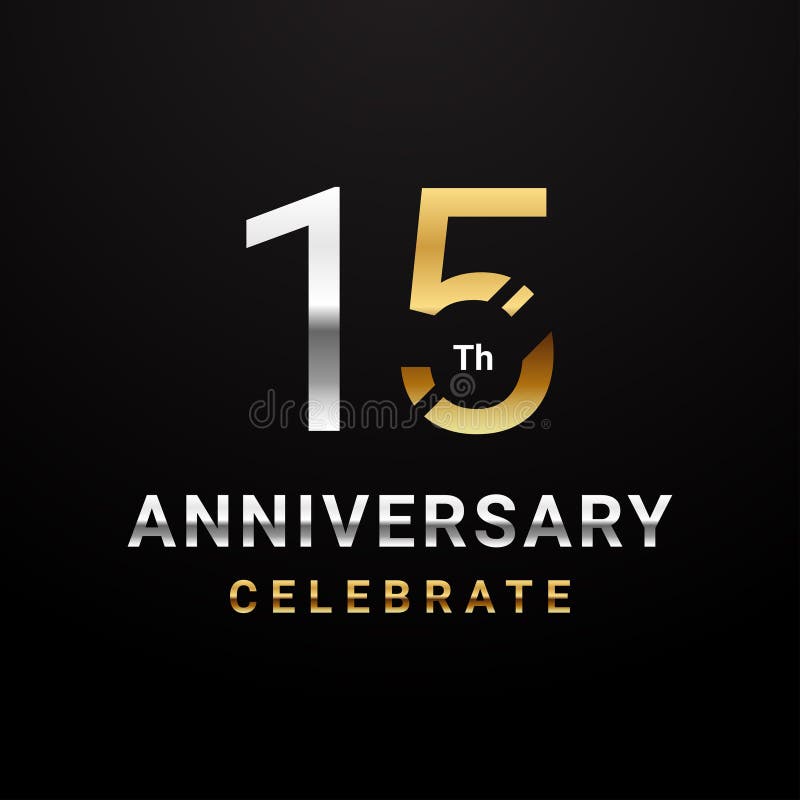 Anniversary Luxury Number Vector Design Collection Stock Vector ...