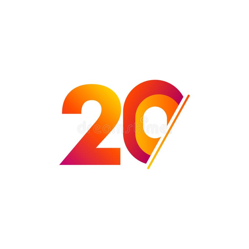 Anniversary Number Vector for Celebrate Stock Vector - Illustration of ...