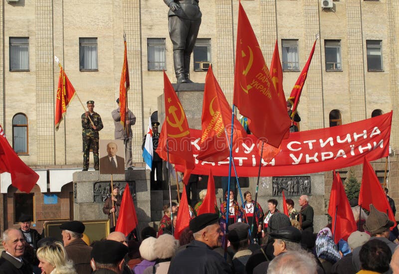 An Anniversary of October Revolution Editorial Photo - Image of ...