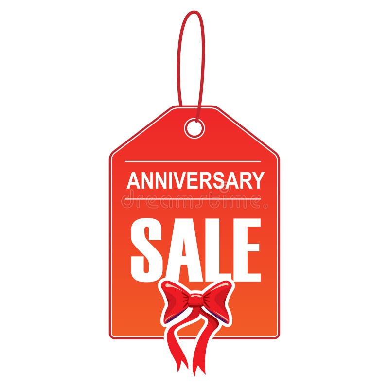 Anniversary Sale Heading stock vector. Illustration of sale - 1993433