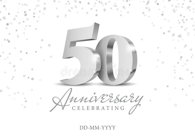 Happy 50th Silver Stock Illustrations – 209 Happy 50th Silver Stock ...