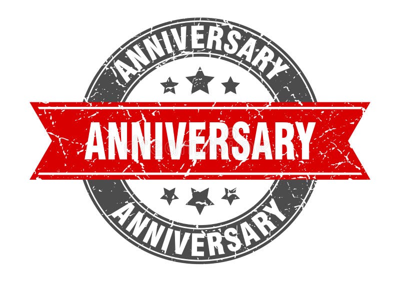 Anniversary stamp stock vector. Illustration of anniversary - 162726956