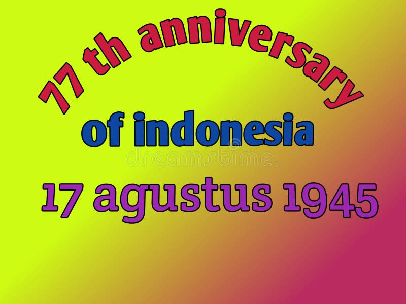 77 anniversary stock illustration. Illustration of screenshot - 252913404