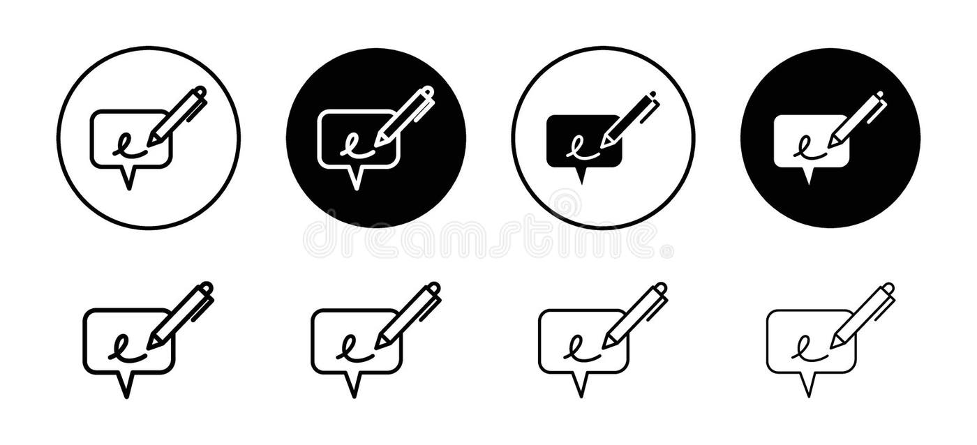Annotation Icon Stock Illustrations – 2,432 Annotation Icon Stock ...
