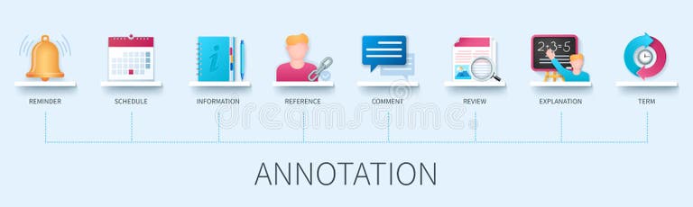 Annotation Web Vector Infographics in 3d Style Stock Illustration ...
