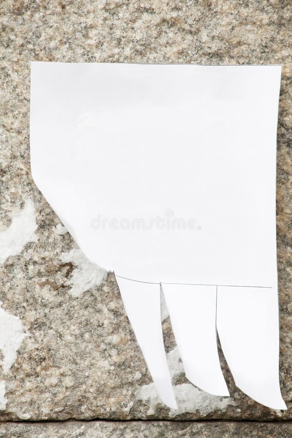 Announcement stock image. Image of exchange, tear, board - 26545635