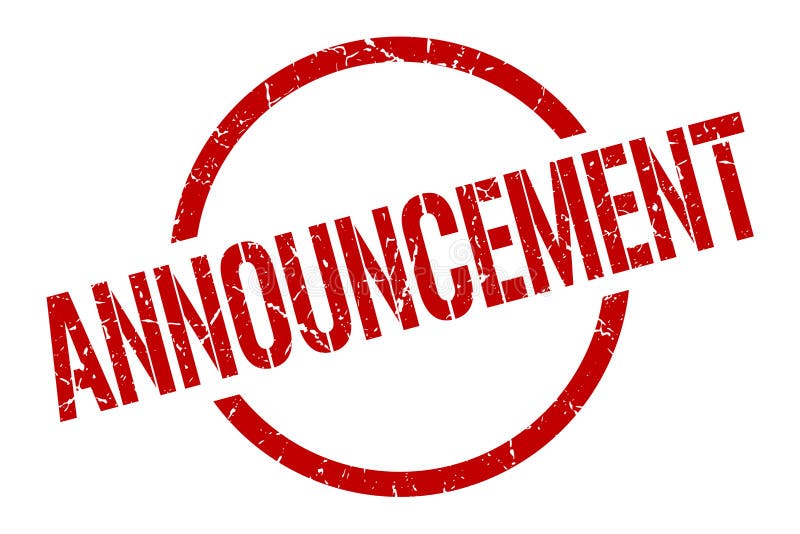 Announcement stock vector. Illustration of vector, emblem - 120415448