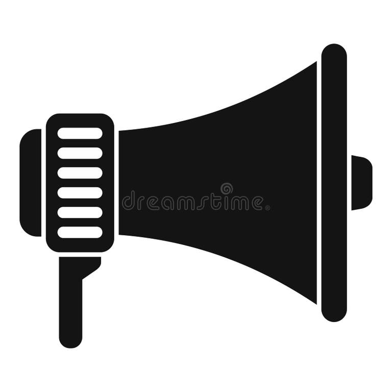 Announcing Megaphone Spreading Information Icon Stock Vector ...