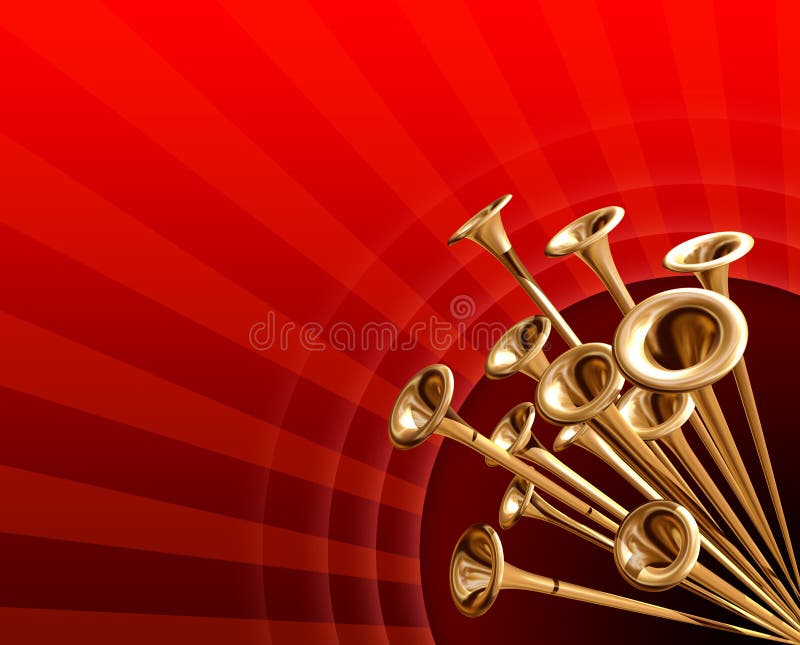 Announcement Trumpets Stock Illustrations – 146 Announcement Trumpets ...