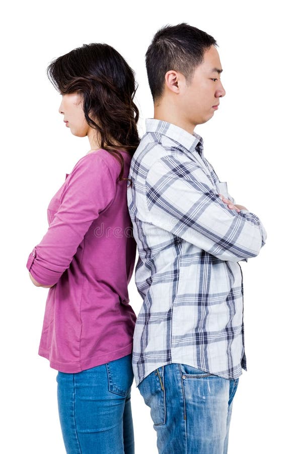 117 Two People Back To Back Angry Each Other Stock Photos - Free ...