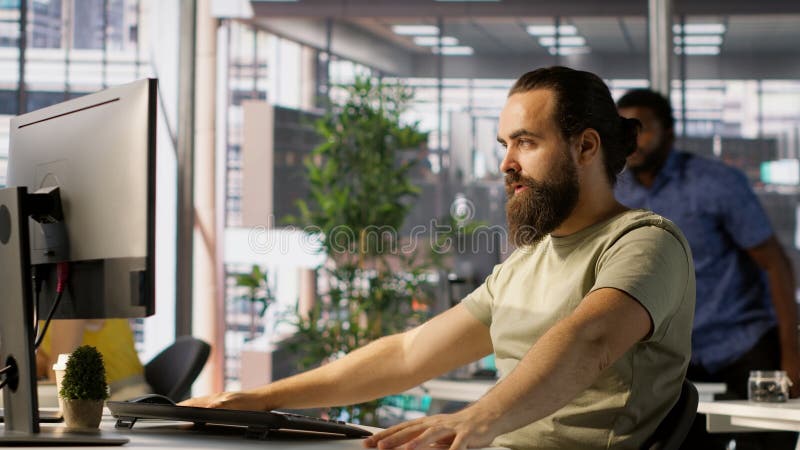 Annoyed Worker at Work Raging after Losing All Progress Due To Computer ...