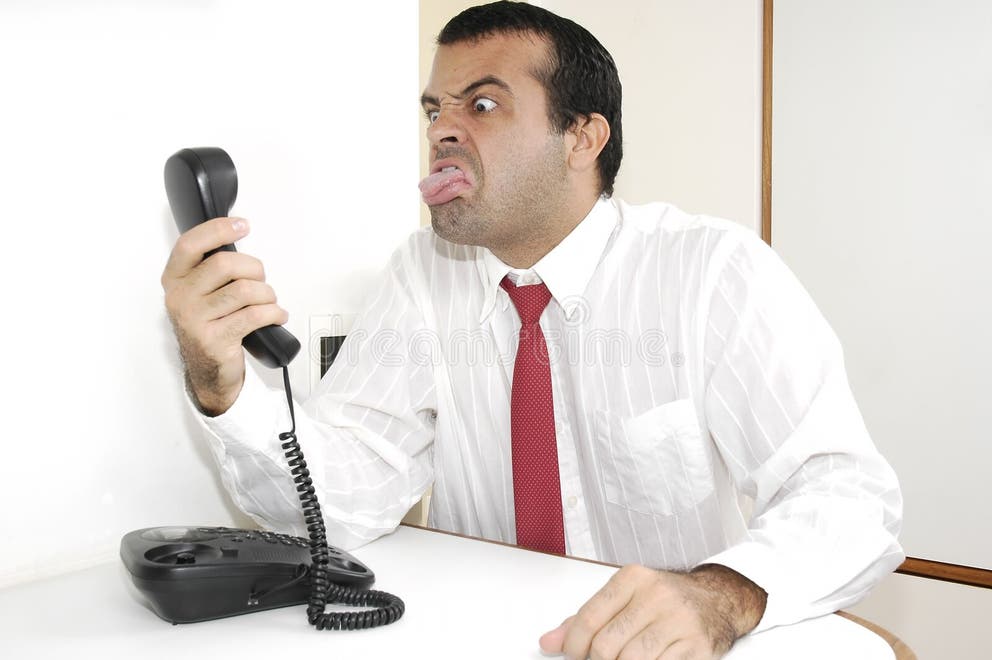 Annoying Customer stock photo. Image of masculine, expression - 1114328