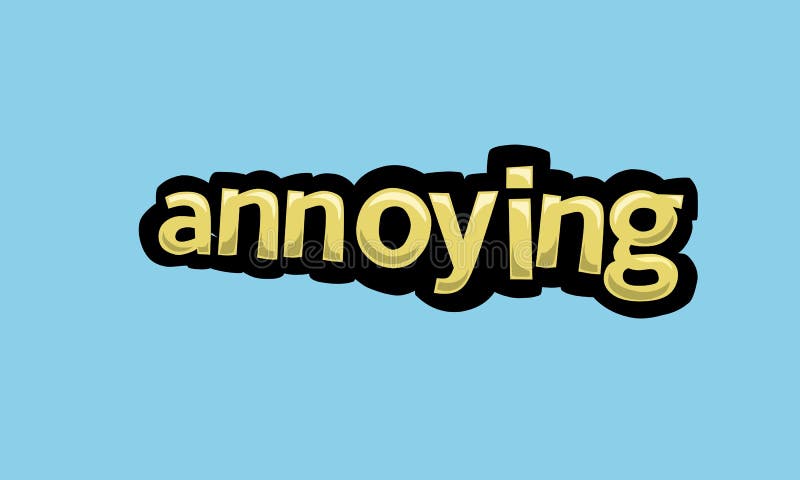 ANGER Writing Vector Design on a Blue Background Stock Vector ...