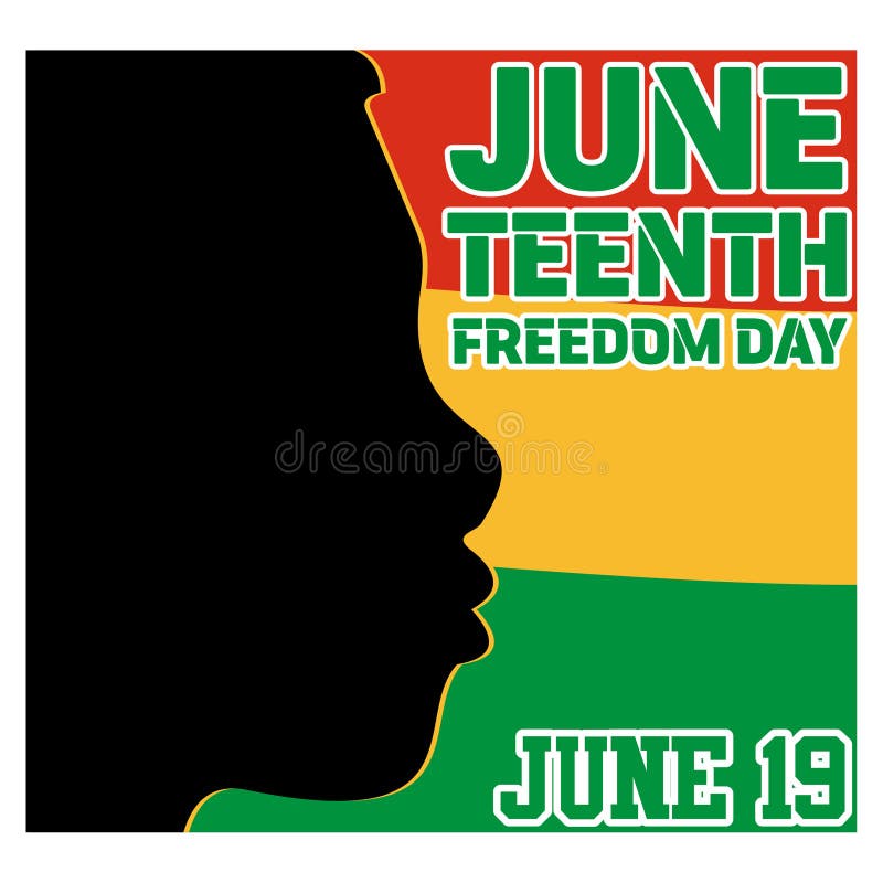 Annual American Holiday, Celebrated in June 19. Flat Vector Modern ...