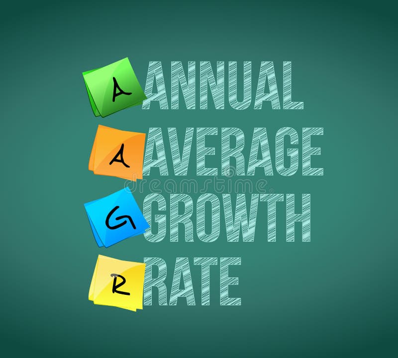 Growth Rate. the Business Team Holds a Percentage Stock Illustration ...