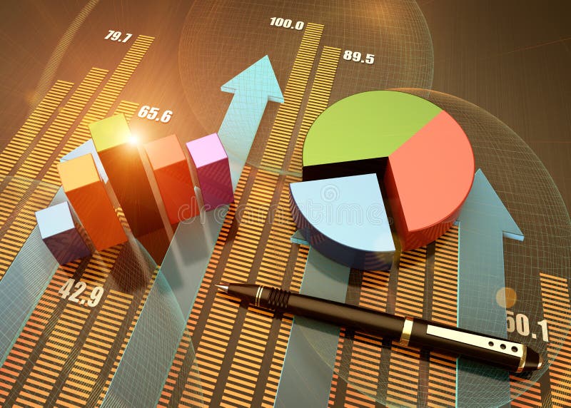 Annual balance concept stock illustration. Illustration of graph - 46350778
