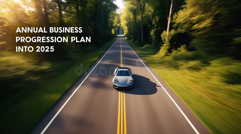 Annual Business Progression Plan into 2025 - Road To Success Stock ...