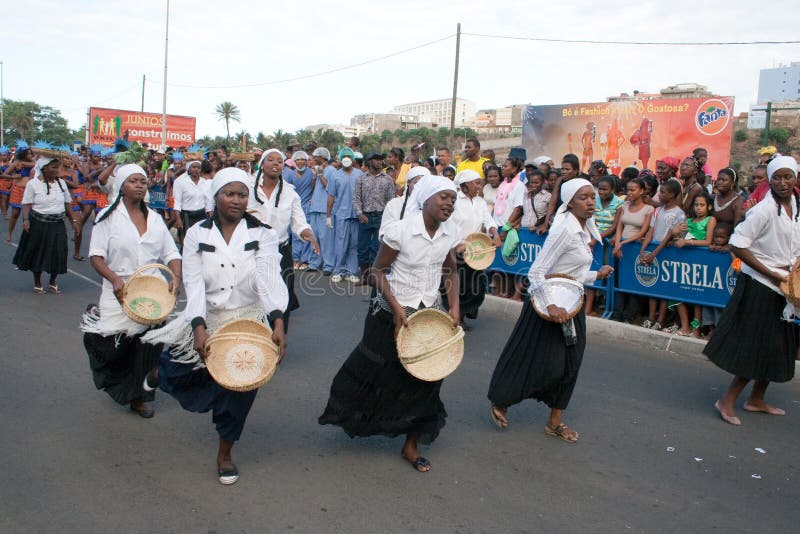 The Annual Carnival in Cape Verde Editorial Image - Image of costumes ...