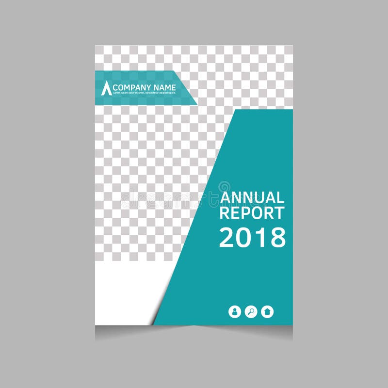 Annual Cover Layout Design. Front Page, Book Cover Template Design ...