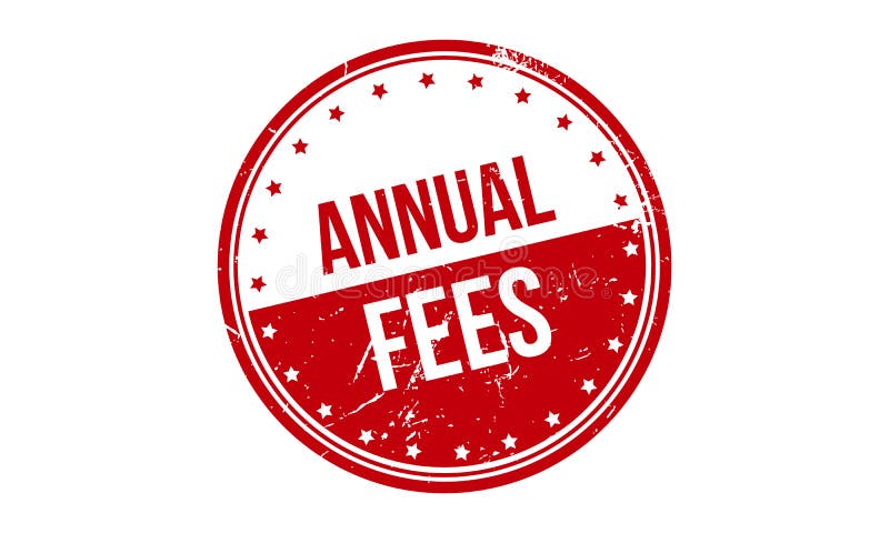 Annual Fees Rubber Grunge Stamp Seal Vector Illustration Stock Vector ...