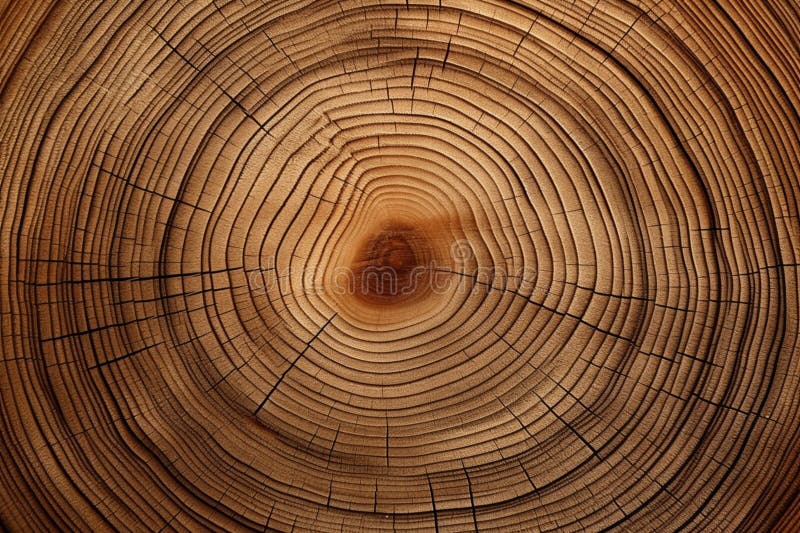 Annual Growth Rings Depicted in Closeup of Tree S Circle Patterns Stock ...