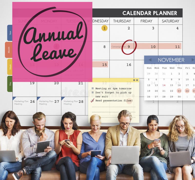 Annual Leave Schedule Planning To Do List Concept Stock Photo - Image ...