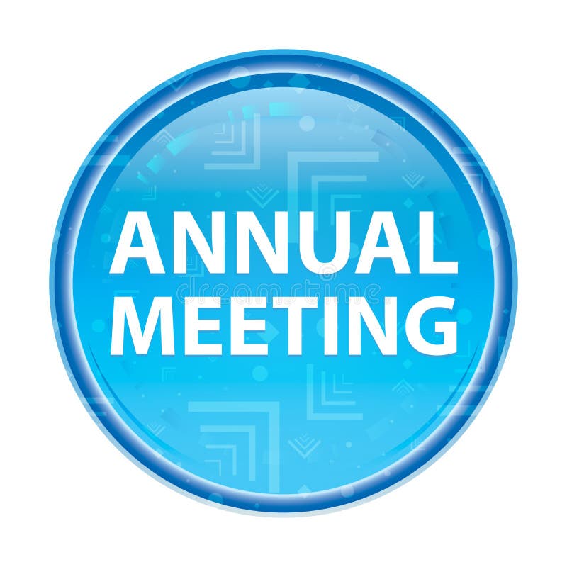 Annual Meeting Modern Flat Design Blue Abstract Background Stock ...