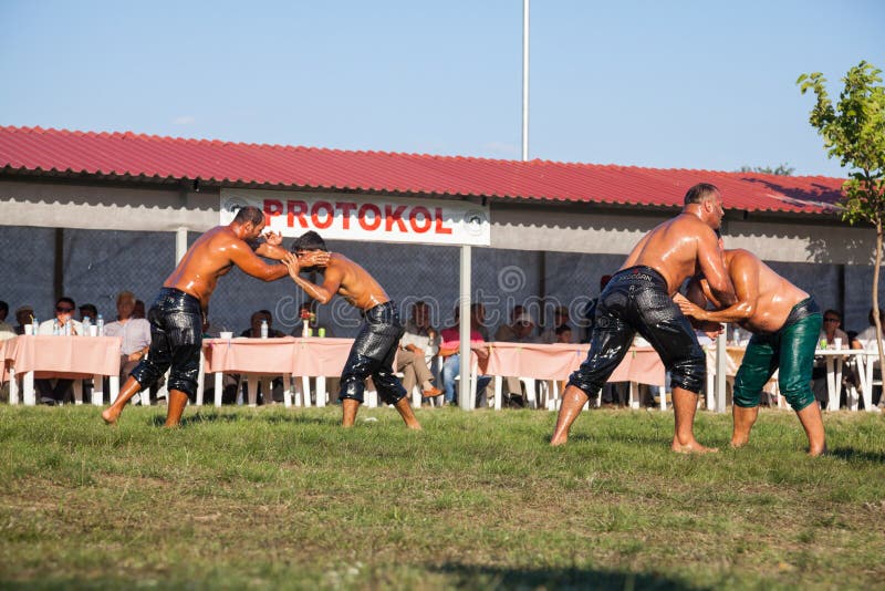 Annual Meeting of Pomaks in Greece Editorial Image - Image of wrestling ...