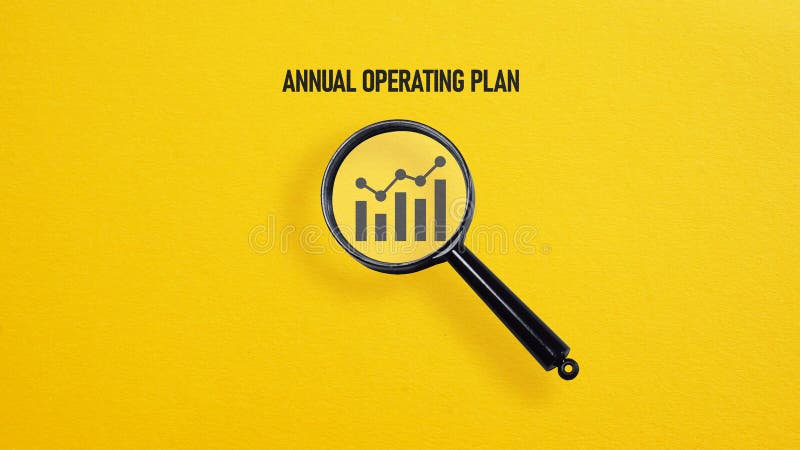 Annual Operating Plan AOP Business Concept is Shown Using the Text ...
