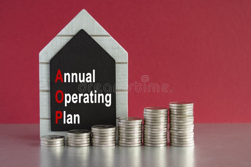 Annual Operating Plan Symbol. the Acronym AOP Annual Operating Plan on ...