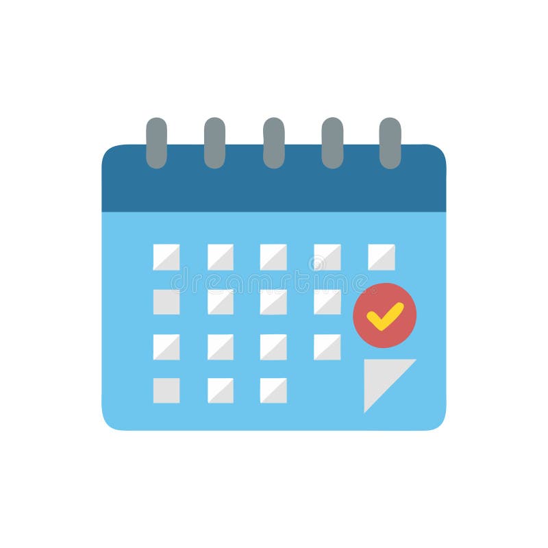 Annual Planner Icon Design stock vector. Illustration of activities ...