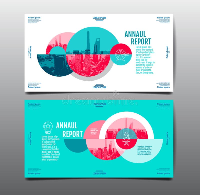 Annual Report , Banner Template Layout Design, Abstract Flat Background ...