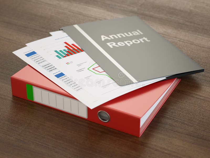 Annual Report stock illustration. Illustration of analyzing - 46768183