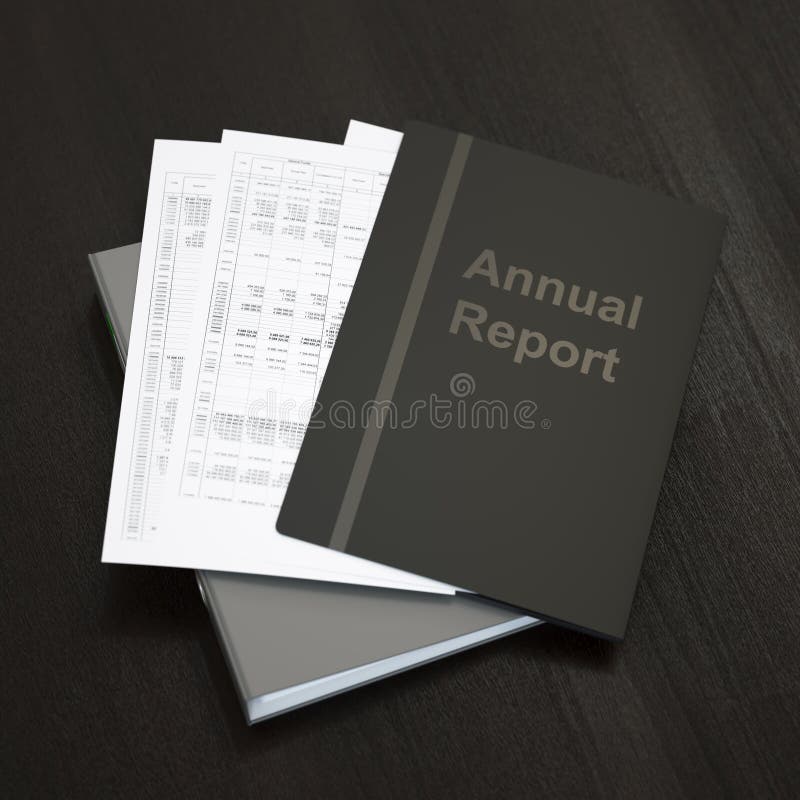 Annual Report stock illustration. Illustration of digit - 46768211