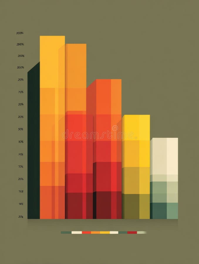 Annual Revenue Growth Analysis Displayed in a Minimalistic Bar Chart ...