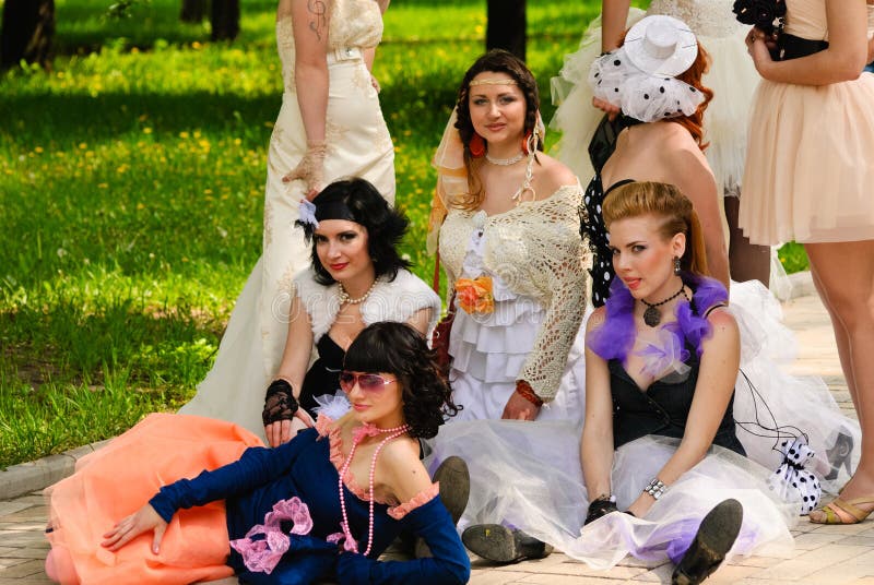 Annual wedding parade editorial photography. Image of makeup - 19523547