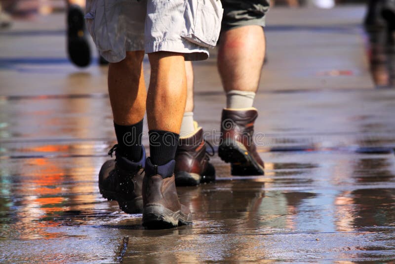An Annually Recurring Large Walking Event Stock Photo - Image of ...