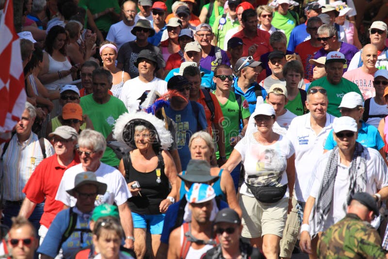 An Annually Recurring Large Walking Event, Editorial Image - Image of ...