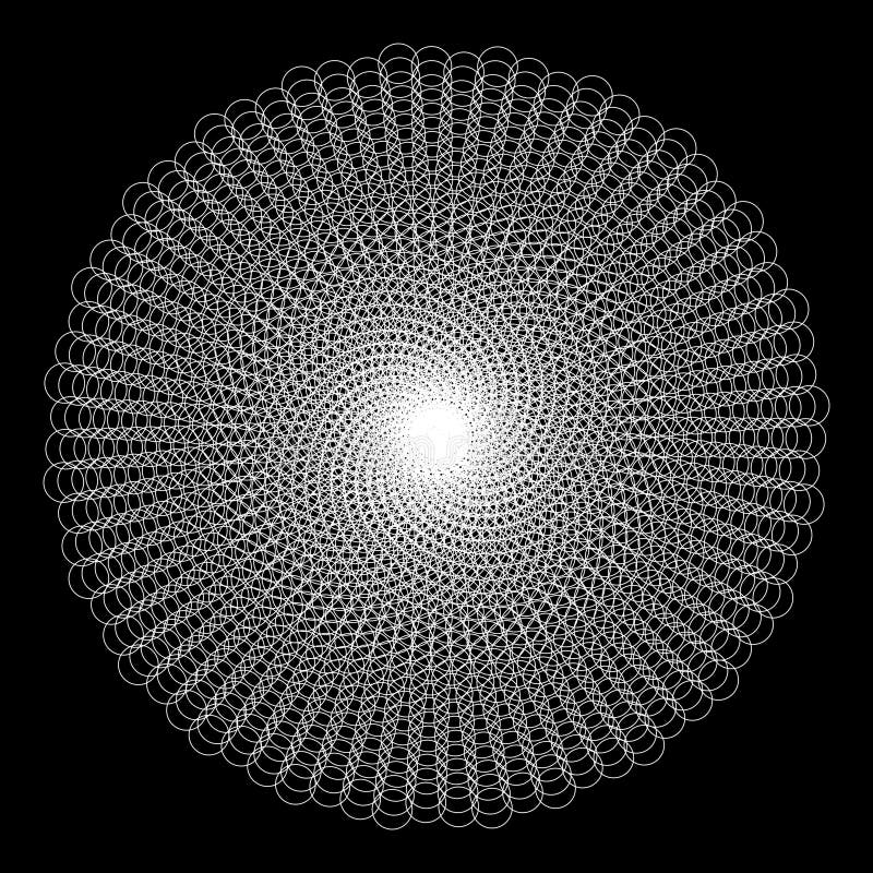 Annular Disc for Design Project on Black Stock Vector - Illustration of ...