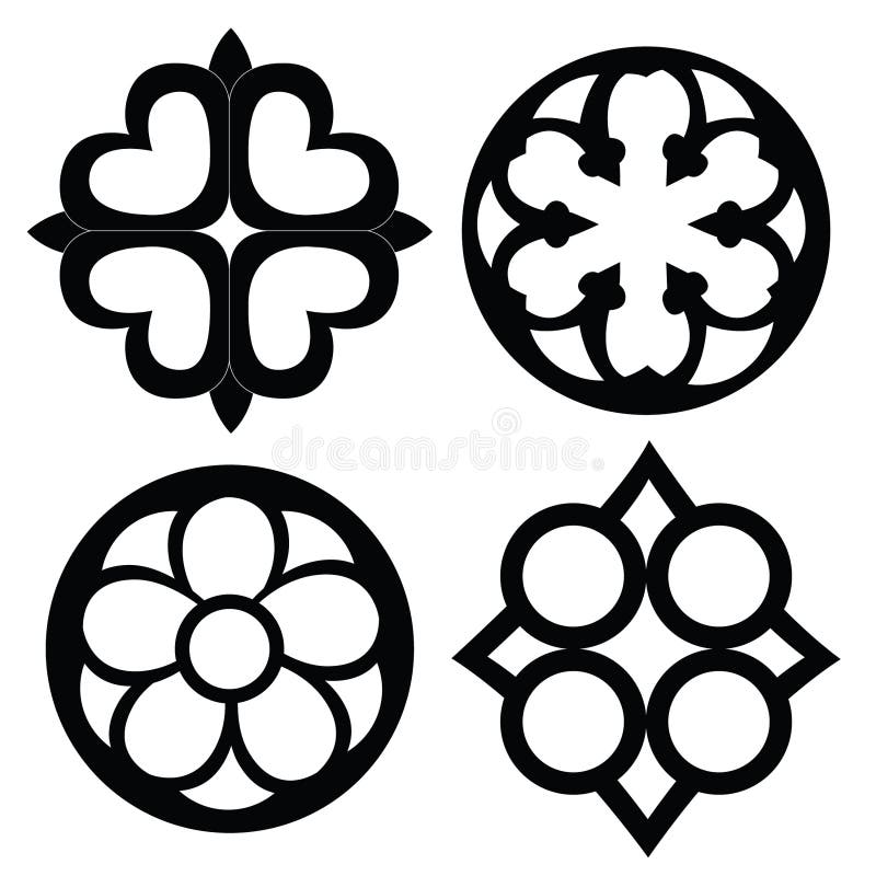 Annular patterns stock vector. Illustration of nature - 8310797