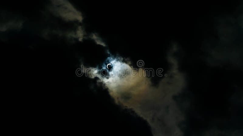 The Annular `Ring of Fire` Partial Solar Eclipse on the Dark Sky Stock ...