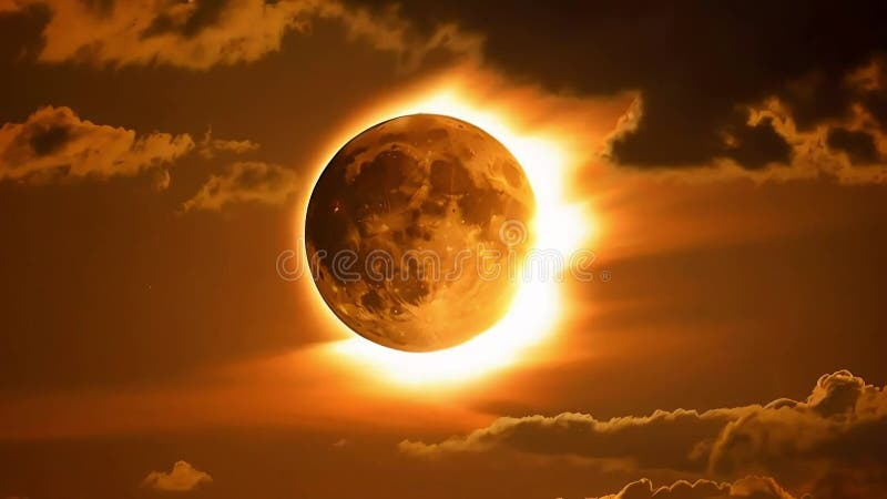 Annular Solar Eclipse, Sun, Moon, Sky, Clouds, Cosmic, Celestial ...