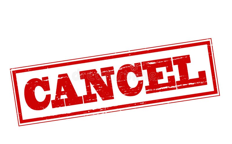 Annulation illustration stock. Illustration du rouge, humain - 6623076