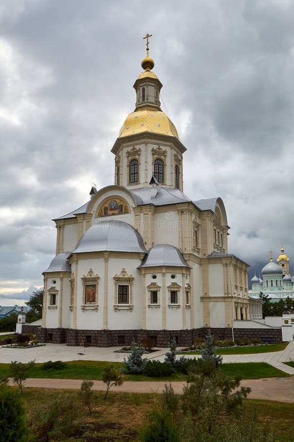 Annunciation Cathedral in Diveevo Stock Image - Image of dome, church ...