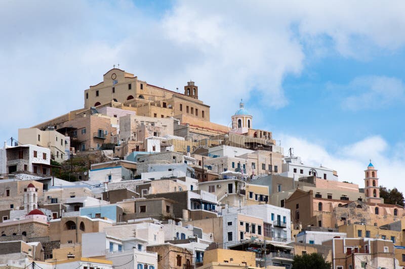 Alte Kapelle in Syros-Insel, Griechenland Stockbild - Bild von ...