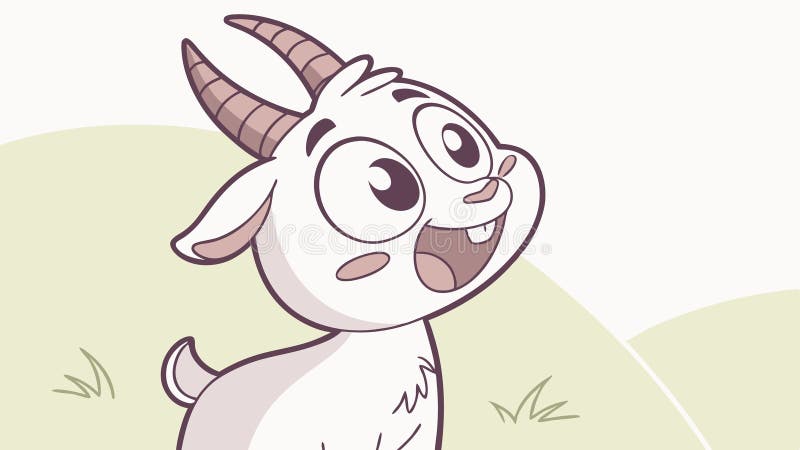 Anoa Goat Stunned Cries House Snow Vector Stock Vector - Illustration ...