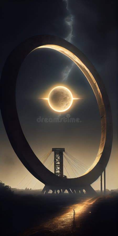 The Anomalous Object in the Middle of the Field Stock Illustration ...